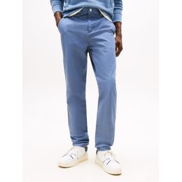 Chinohose Tommy Jeans "TJM AUSTIN CHINO", Herren, Gr. 34, L&auml;nge 34, blau (blau moment), Web, Obermaterial: 97% Baumwolle, 3% Elasthan, slim fit lang, Hosen Chinohose, in Unifarbe