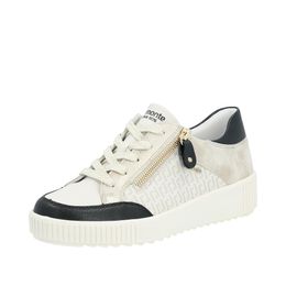 Remonte Sneaker 'R7901' Damen Gr&ouml;&szlig;e 41 hellbeige / schwarz / wei&szlig;