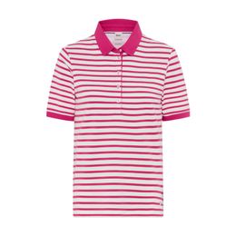 Poloshirt Brax "Style CLEO", Damen, Gr. 44, pink, 97% Baumwolle, 3% Elasthan, Shirts