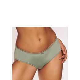 Panty Lascana "Tiziana", Damen, Gr. 48/50, gr&uuml;n (salbei), Spitze, Obermaterial: 84% Polyamid, 16% Elasthan, Unterhosen Panty, mit modischer Zierkante und h&uuml;bschen Accessoires