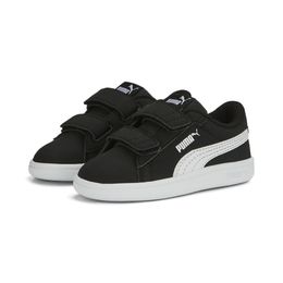 Sneaker Puma "Smash 3.0 Buck Sneakers Kinder", Kinder, Gr. 23, schwarz, wei&szlig;, Obermaterial: Textil, Synthetik; Futter: Textil; Innensohle: Textil; Laufsohle: Gummi, Schuhe Sneaker
