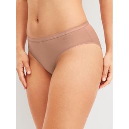 Slip Calida "Natural Comfort", Damen, Gr. L (48/50), timeless taupe, Single Jersey, Obermaterial: 92% Baumwolle, 8% Elasthan, normal, Unterhosen Slip, Regular Cut, elastisch, weich, Single Jersey Qualit&auml;t, pillingarm