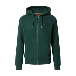 Superdry & Co Sweatjacke 'ESSENTIAL' Herren Gr&ouml;&szlig;e M dunkelgr&uuml;n