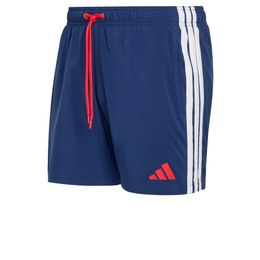 adidas Sportswear Sportbadeshorts Herren Gr&ouml;&szlig;e M dunkelblau / rot / wei&szlig;