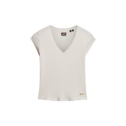 Superdry & Co T-Shirt 'Essential' Damen Gr&ouml;&szlig;e S gold / wollwei&szlig;