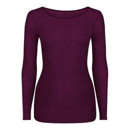 Nur Die Longsleeve Roundneck mit Kaschmir ' Nur Die x KILIAN KERNER ' Damen Gr&ouml;&szlig;e XXL/XXXL burgunder