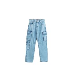 Solang Hose Denim-Cargo-Hose mit Cargotaschen Jungen Gr&ouml;&szlig;e 110 hellblau