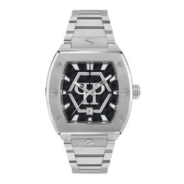 Philipp Plein Watches Uhr Herren Gr&ouml;&szlig;e One Size schwarz / silber