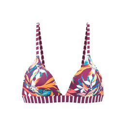 Venice Beach Bikinitop Damen Gr&ouml;&szlig;e 80 aqua / orange / bordeaux / wei&szlig;