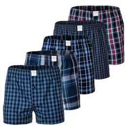 MG-1 Boxershorts Herren Gr&ouml;&szlig;e M marine / rauchblau / kobaltblau / grenadine / wei&szlig;