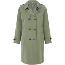 WEGA GREEN GOOSE - Trenchcoat, gr&uuml;n, Gr. 44 / L