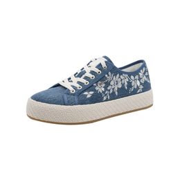 Tamaris Sneaker Damen Gr&ouml;&szlig;e 37 blue denim / offwhite
