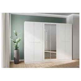 Dreht&uuml;renschrank Rauch "Kleiderschrank Schrank Garderobe Garderobenschrank Stauraumwunder MODI", wei&szlig;, B:271cm H:210cm T:54cm, Holzwerkstoff, Schr&auml;nke, Dreht&uuml;renschrank, optional mit Spiegel MADE IN GERMANY
