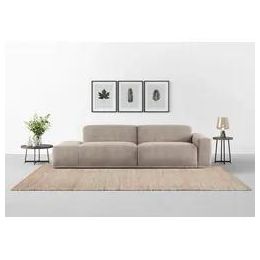 Big-Sofa Trendmanufaktur "Braga, mit hochwertigem Kaltschaum, Megasofa, in Cord erh&auml;ltlich", beige, B:277cm H:72cm T:107cm, 88% Polyester, 12% Polyacrl, Sofas, Big-Sofa, modernes Big-Sofa, Couch mit hohem Sitzkomfort, 277/72/107 cm (B/H/T)