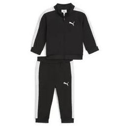 Jogginganzug Puma "Minicats T7 ALWAYS ON Anzug Kinder", Jungen, Gr. 68, schwarz, Obermaterial: 100% Polyester. Rippe: 98% Polyester, 2% Elasthan, Sportanz&uuml;ge Jogginganzug