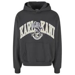 Kapuzensweatshirt Karl Kani "Karl Kani Karl Kani OG Eagle Print OS Hoodie", Herren, Gr. XXL, anthrazit, lightsand, 80% Baumwolle, 20% Polyester, bedruckt, Sweatshirts