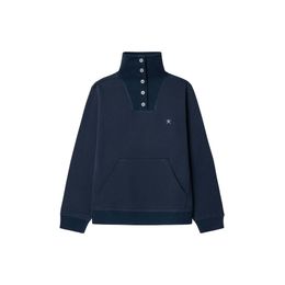 Hackett London Sweatshirt 'Deep In Thought' Jungen Gr&ouml;&szlig;e 122 marine / azur / hellgrau