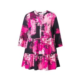 Angel of Style Tunika Damen Gr&ouml;&szlig;e XXXL pink / schwarz / wei&szlig;