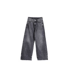 Solang Hose Patch-Cargo-Jeans Streetwear Look M&auml;dchen Gr&ouml;&szlig;e 128 grau