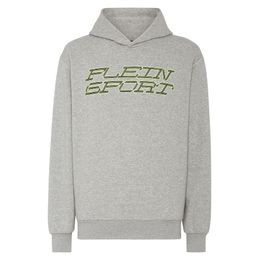 Plein Sport Sweatshirt 'Tiger' Herren Gr&ouml;&szlig;e XS grau / gr&uuml;n / schwarz