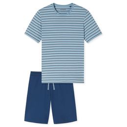 Schiesser Shorty ' Casual Nightwear ' Herren Gr&ouml;&szlig;e XXL hellblau