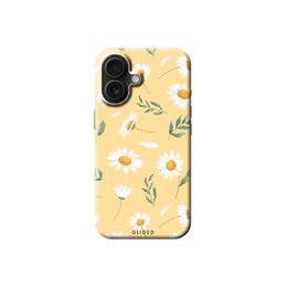 Glided Smartphoneh&uuml;lle 'Yellow Daisy Glided Handyh&uuml;lle' Damen Gr&ouml;&szlig;e iPhone 15 Pro schwarz