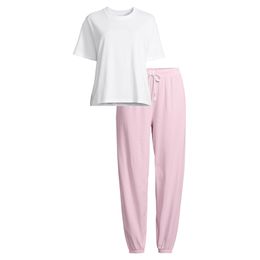 Mey Pyjama 'Solid Love' Damen Gr&ouml;&szlig;e S rosa Winterkleid