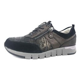 Waldl&auml;ufer Waldl&auml;ufer Sneaker Damen Gr&ouml;&szlig;e 37 braun / schwarz