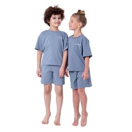 Winkiki Schlafanzug Jungen Gr&ouml;&szlig;e 122 grey denim