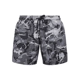 Plein Sport Badeshorts Herren Gr&ouml;&szlig;e XL grau / hellgrau / schwarz