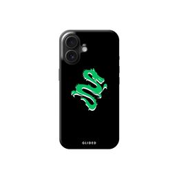 Glided Smartphoneh&uuml;lle 'Emerald Dragon Glided Handyh&uuml;lle' Damen Gr&ouml;&szlig;e iPhone 14 Plus schwarz