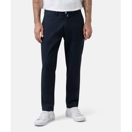 Chinohose Pierre Cardin "Lyon tapered", Herren, Gr. 31, L&auml;nge 32, blau (marine), Web, Obermaterial: 96% Baumwolle, 4% Elasthan, lang, Hosen Chinohose