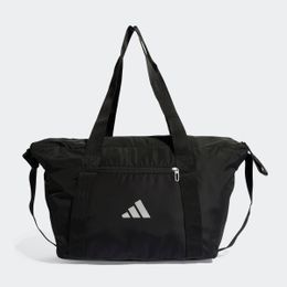 Sporttasche adidas Performance "ADIDAS SP BAG", Damen, schwarz (schwarz, silber metallic), Obermaterial: 100% Polyester, Taschen Sporttasche, Fitness Sporttasche