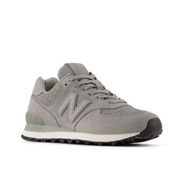 Sneaker New Balance "WL574", Damen, Gr. 37,5, artic grau, m, Leder, Schuhe Sneaker