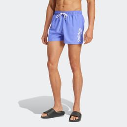 Badeshorts adidas Performance "Ess L Clx Vsl", Herren, Gr. S, N-Gr, blau (cobalt blau), Obermaterial: 100% Polyester, Badehosen Badeshorts
