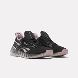 Trainingsschuh Reebok "NANO GYM", Damen, Gr. 37,5, schwarz, muted mauve, Synthetik, Textil, Schuhe Trainingsschuh