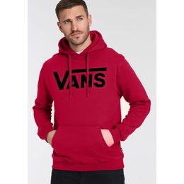 Kapuzensweatshirt Vans "Vans CLASSIC PULLOVER", Herren, Gr. M, crimson haze, Sweatware, Obermaterial: 70% Baumwolle, 30% Polyester, Rippb&uuml;ndchen, Sweatshirts Kapuzensweatshirt, Hoodie, Kapuzenpullover mit gro&szlig;em Logoprint, Topseller