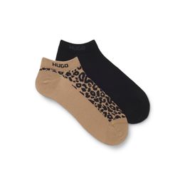 Sneakersocken HUGO UNDERWEAR "2P AS LEO LOGO", Damen, Gr. 35-38, open miscellaneous 960, Baumwollmischung, normal, Socken Sneakersocken, modisch, elastisch
