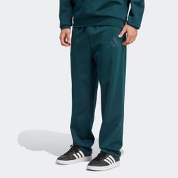 Sporthose adidas Sportswear "ADIDAS Z.N.E. OPEN-HEM", Herren, Gr. M, N-Gr, aurora ivy, normal, gr., Obermaterial: 57% Polyester, 43% Baumwolle, Hosen Sporthose