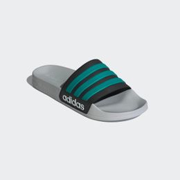 Badesandale adidas Sportswear "SHOWER ADILETTE", Gr. 42, schwarz (core schwarz, pure teal, grau two), Synthetik, Schuhe Badesandale, Badelatschen