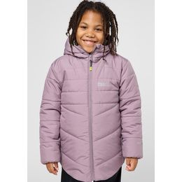 Outdoorjacke Jack Wolfskin "SOLYD INS COAT G", M&auml;dchen, Gr. 176, lila (wild, blossom), Hauptmaterial: 100% Polyester. Futter: 100% Polyester (recycled). F&uuml;llung: 100% Polyester (recycled), Jacken Outdoorjacke