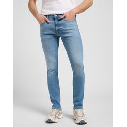 Tapered-fit-Jeans Lee "LUKE", Herren, Gr. 30, L&auml;nge 30, declaration, Denim/Jeans, Obermaterial: 99% Baumwolle, 1% Elasthan, gerade, unten schmal lang, Jeans Tapered-fit-Jeans