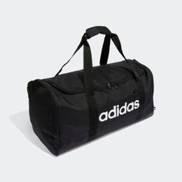 Sporttasche adidas Performance "LINEAR DUFFELBAG M", Damen, schwarz-wei&szlig; (schwarz, schwarz, wei&szlig;), Obermaterial: 100% Polyester, Taschen Sporttasche