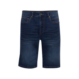 !Solid Jeansshorts SOLID "Jeansshorts SDBrent", Herren, Gr. XL, N-Gr, blau (dunkelblau denim), Obermaterial: 80% Baumwolle CO. 18% Polyester PES. 2% Elasthan EL., Jeans Jeansshorts