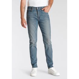 Levi's Tapered-fit-Jeans LEVI'S "512 Slim Taper Fit", Herren, Gr. 33, L&auml;nge 34, blau (pelican rust), Denim/Jeans, Obermaterial: 98% Baumwolle, 2% Elasthan, schmal lang, Jeans Tapered-fit-Jeans, mit Markenlabel