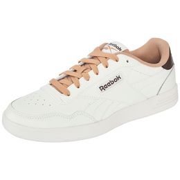 Sneaker Reebok CLASSIC "REEBOK COURT ADVANCE", Herren, Gr. 41, chalk, camel, campusbraun, Synthetik, Schuhe Sneaker