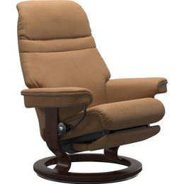 Relaxsessel stressless "Sunrise", braun (taupe paloma), B:79cm H:103cm T:78cm, Leder BATICK: BATICK ist ein leicht korrigiertes, durchgef&auml;rbtes und genarbtes M&ouml;belleder, bei dem die meisten Unebenheiten und Spuren in der Regel entfernt wurden.;Leder PALOMA: PALOMA ist ein durchgef&auml;rbtes Semianilin-M&ouml;belleder mit nat&uuml;rlicher Narbung.;ROHLEDER Stoff Q2 FARON: Ein fester zuverl&auml;ssiger Boucl&eacute; mit eine