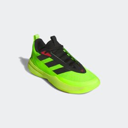 Basketballschuh adidas Sportswear "SUBZONE", Damen, Gr. 40, schwarz (lucid lemon, core schwarz, pure ruby), Synthetik, Textil, Schuhe Basketballschuh
