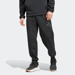 Sporthose adidas Sportswear "NEW ADIDAS Z.N.E", Herren, Gr. L, N-Gr, schwarz (schwarz, normal, gr.), Obermaterial: 57% Polyester, 43% Baumwolle, Hosen Sporthose