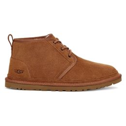 UGG Australia Schn&uuml;rboots UGG "Unisex Neumel", Herren, Gr. 9 (42), braun (chestnut), Veloursleder, Schuhe Schn&uuml;rboots, Chukka Boot, Freizeitschuh mit l&auml;ssiger 3-Loch Schn&uuml;rung